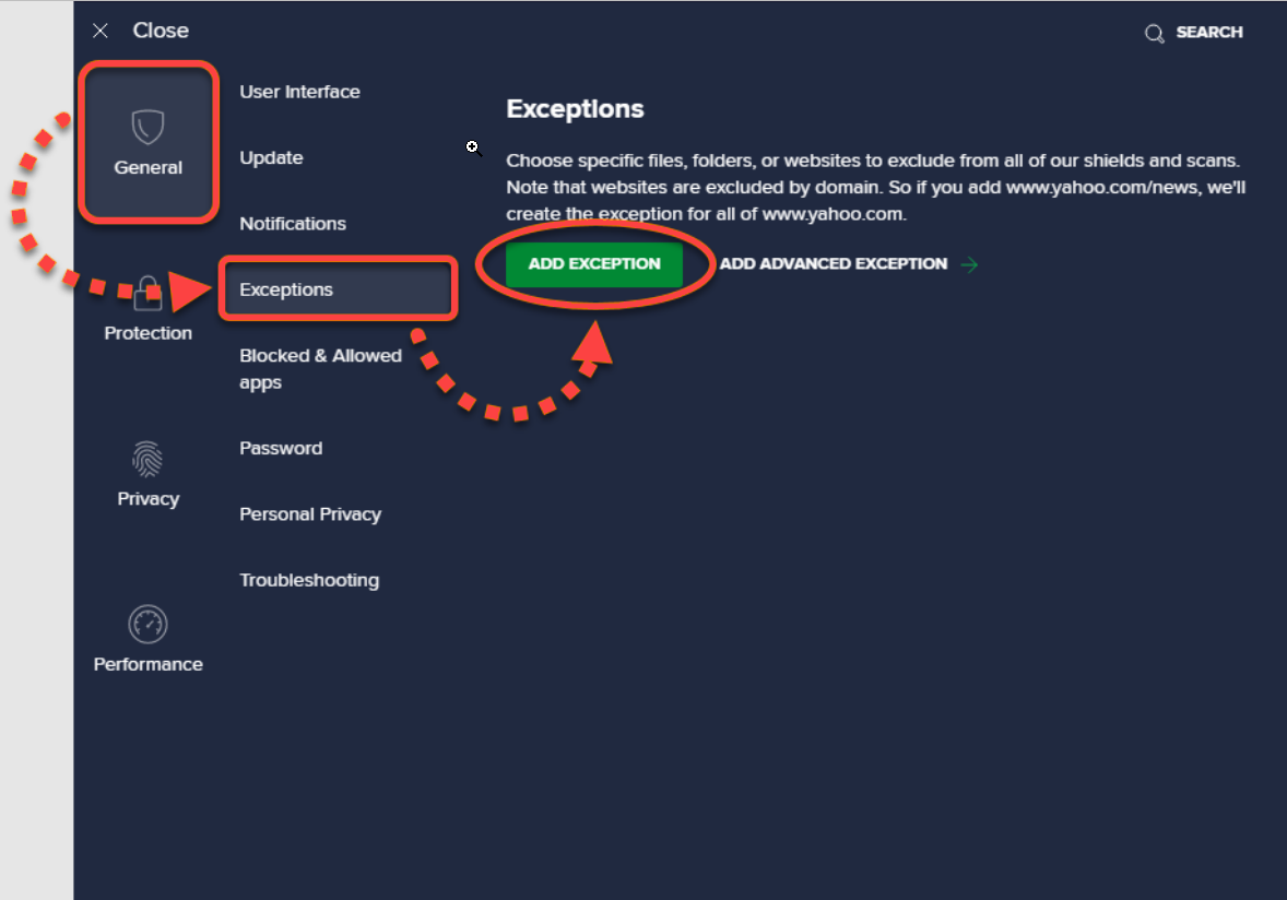 How to add FireMate to an exception list in your anti-virus software