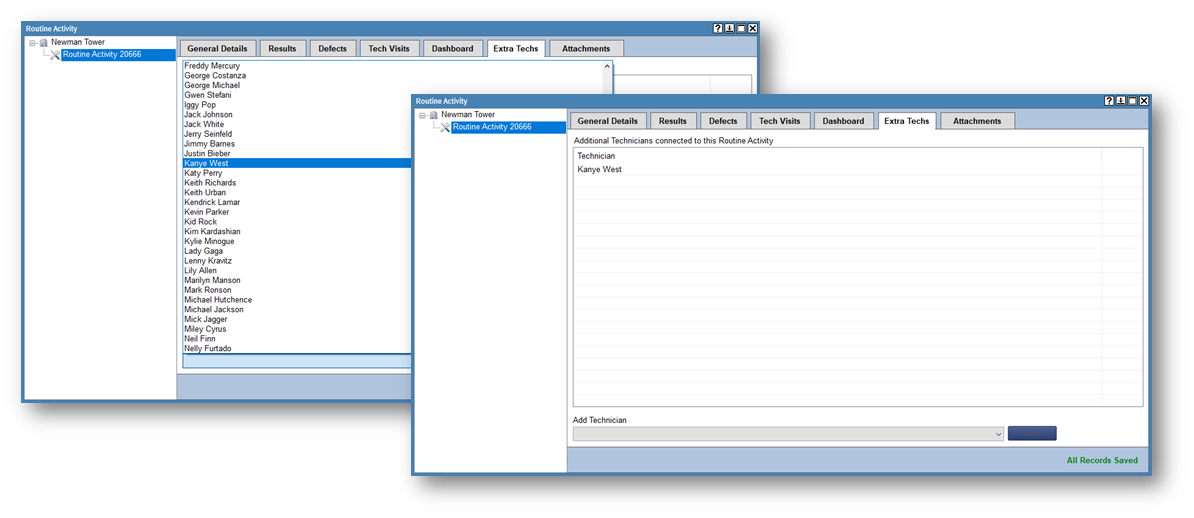 How to allocate multiple technicians to Routine Activities or create ...
