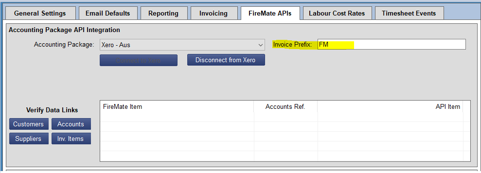 FireMate and Xero: Connection and Management