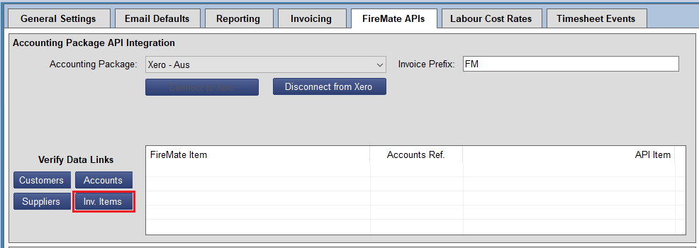 FireMate and Xero: Connection and Management