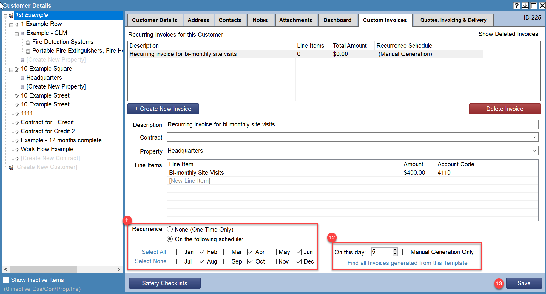 How to set up the Custom Invoice billing method