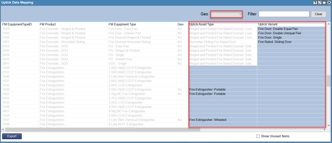 How to use the Uptick Mapping tool